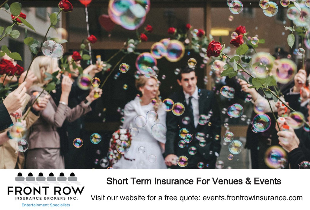 Short Term Insurance For Venues & Events