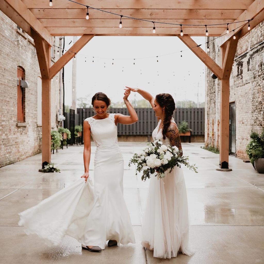 Two Brides Getting Married